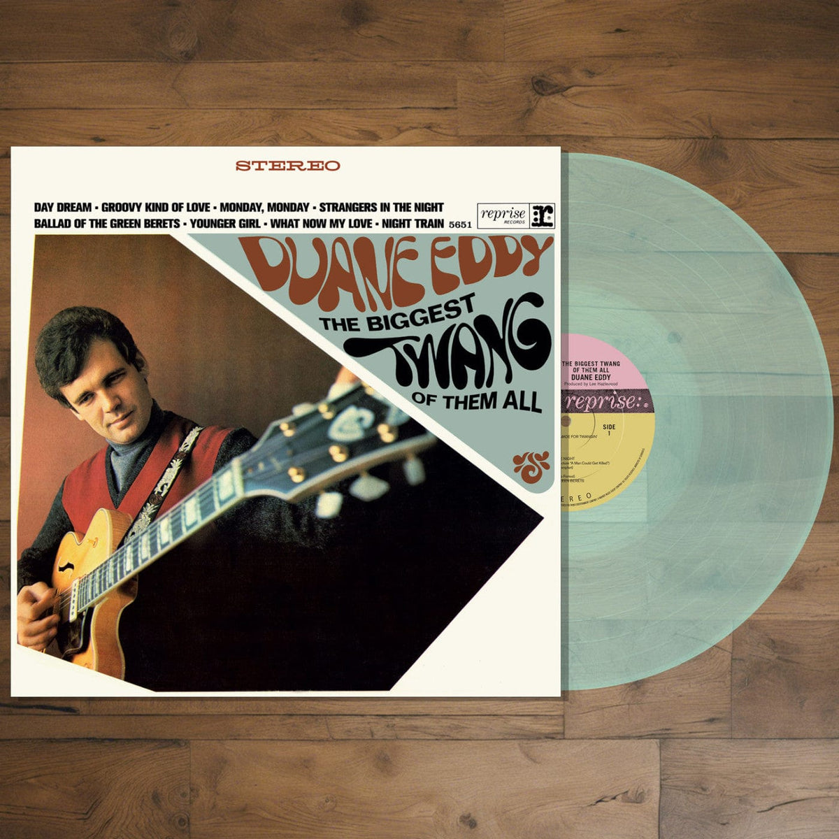Duane Eddy - The Biggest Twang Of Them All LP NEW CLEAR VINYL – Hi-Voltage Records