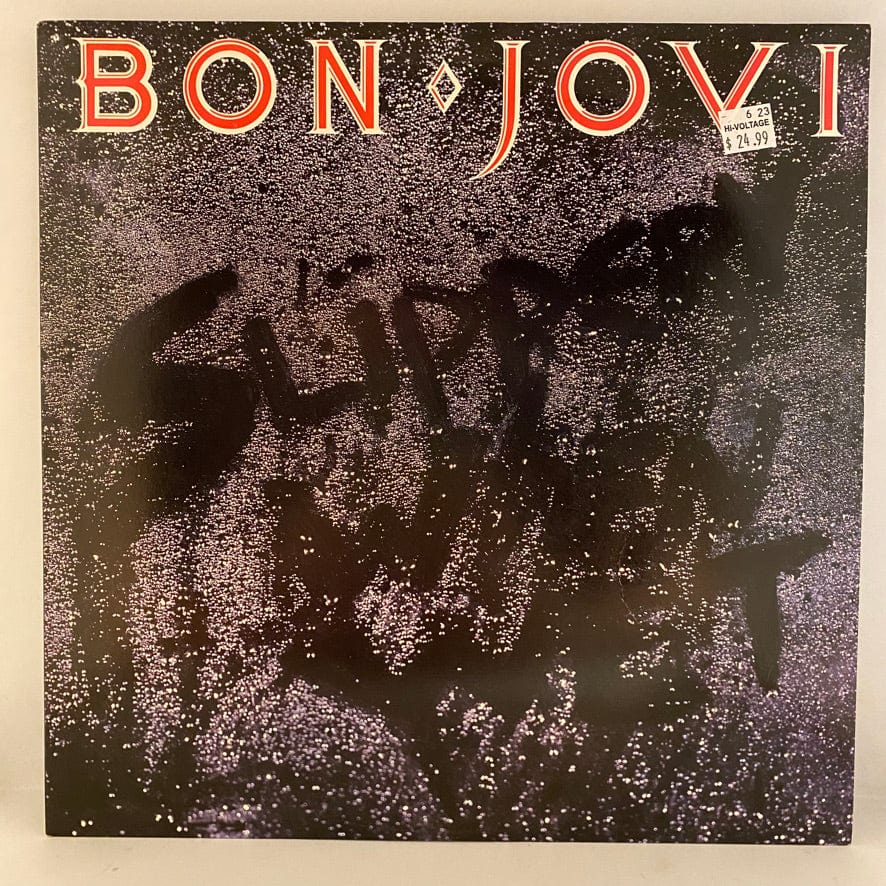 Bon Jovi Slippery When Wet Album Cover Artwork