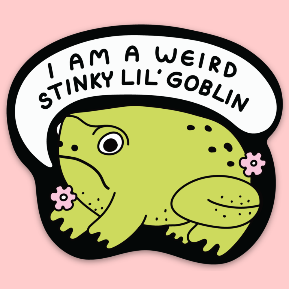 Weird Stinky Goblin Sticker – Hi-Voltage Records