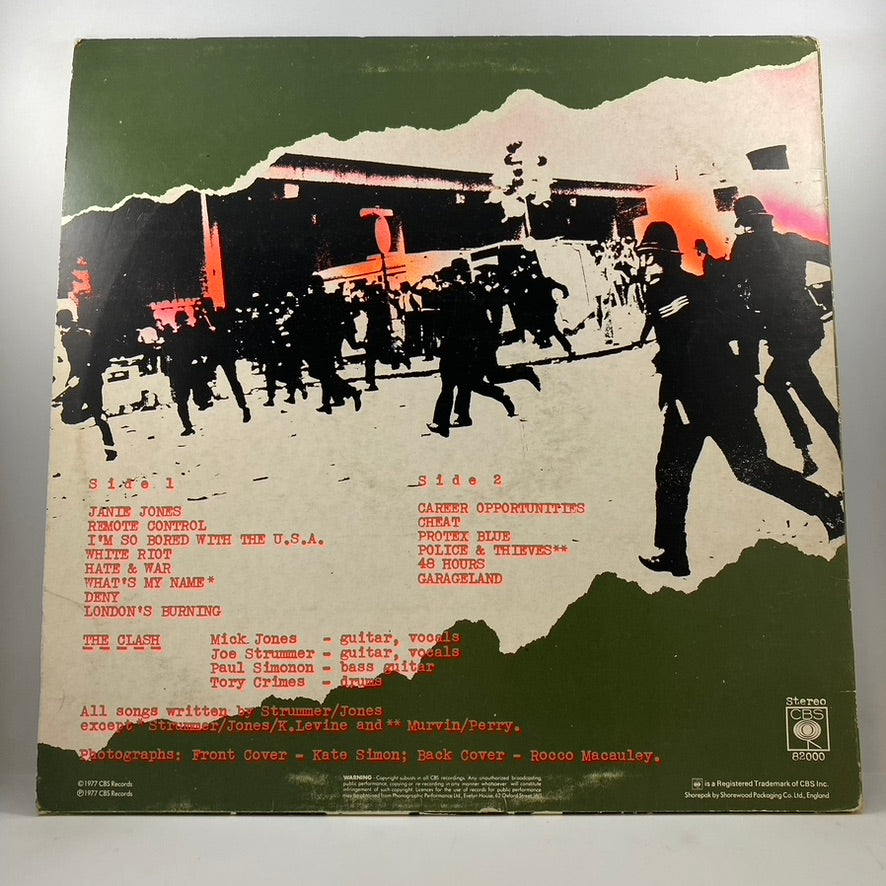 The Clash – The Clash LP USED Vinyl VG+/VG Import – Hi-Voltage Records