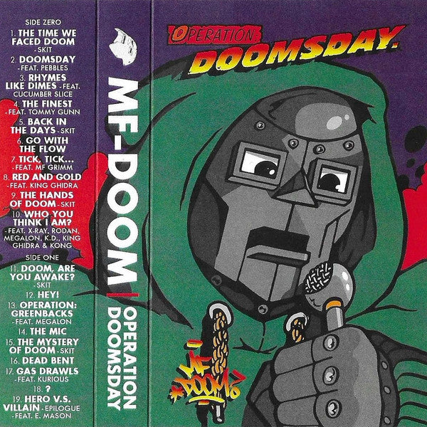 MF DOOM - Operation Doomsday CASSETTE NEW IMPORT – Hi-Voltage Records