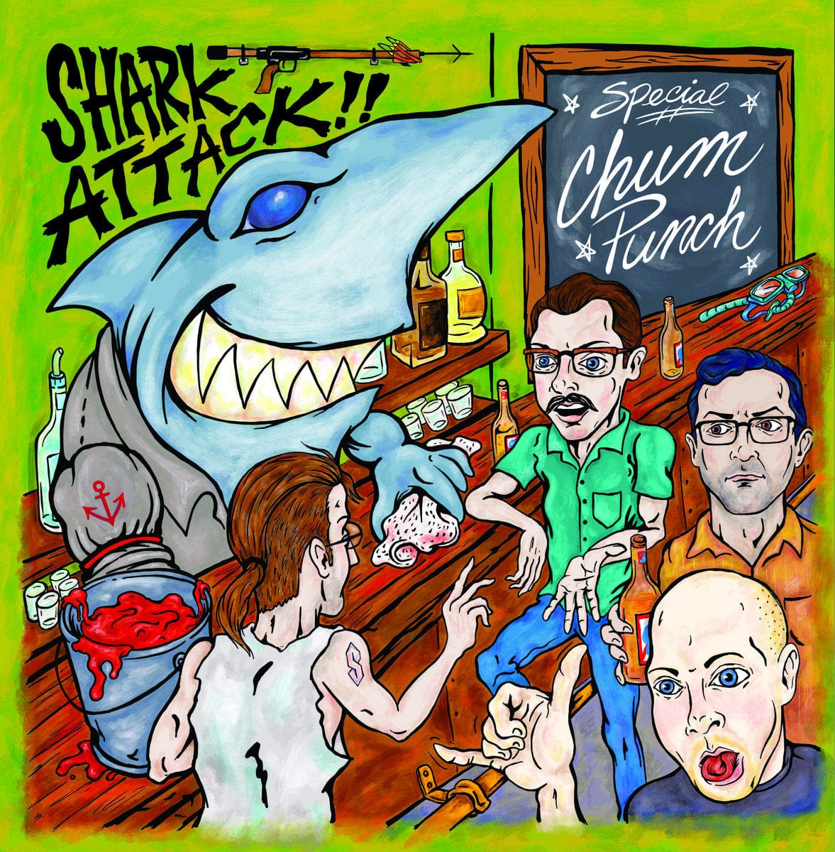 Shark Attack!! - Chum Punch 10" NEW – Hi-Voltage Records