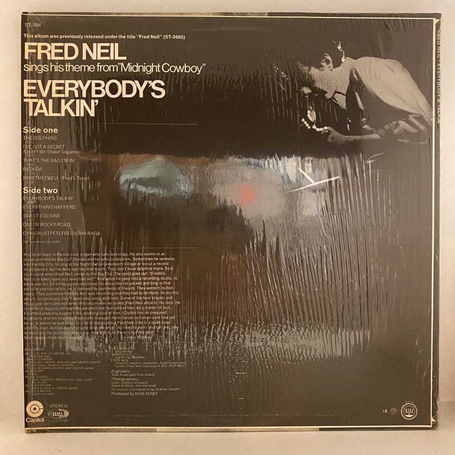 Fred Neil – Everybody's Talkin' LP USED VG+/VG++ – Hi-Voltage Records