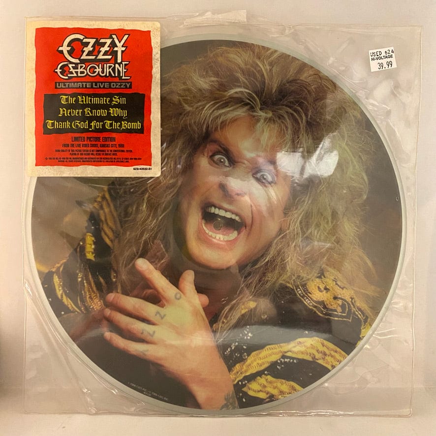 Ozzy Osbourne – Ultimate Live Ozzy LP USED VG+/VG Picture Disc – Hi ...