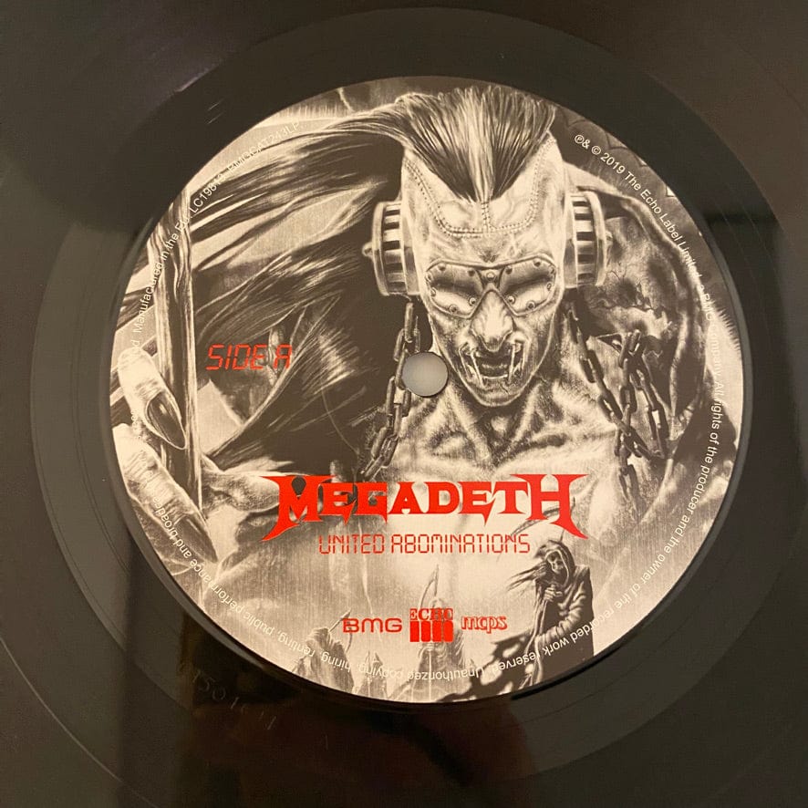 Megadeth United Abominations Artwork