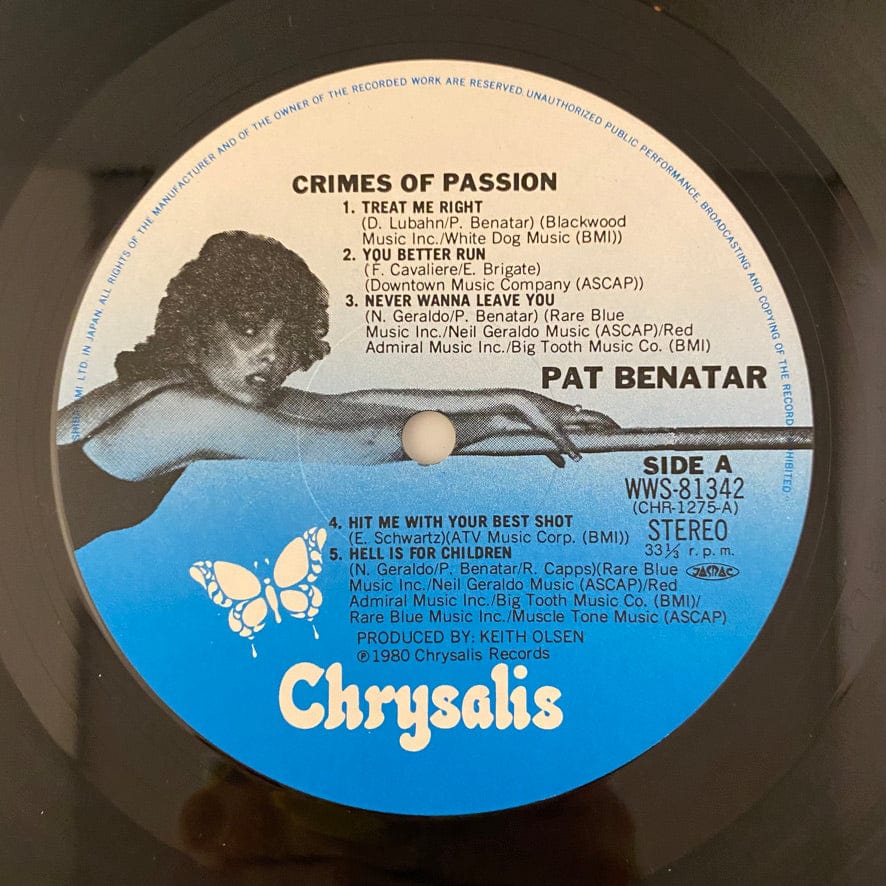 Pat Benatar Crimes Of Passion